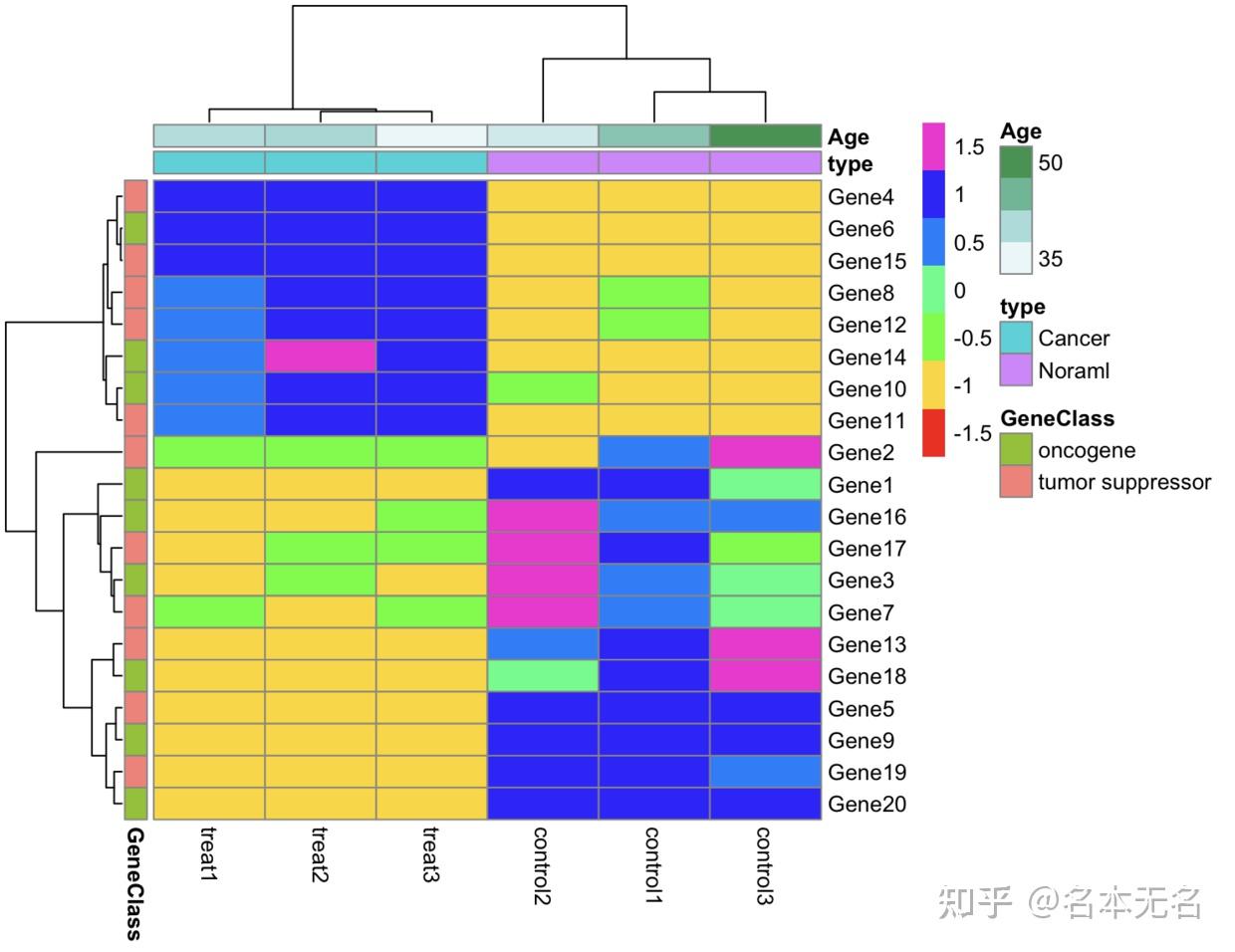 R 数据可视化 —— 聚类热图 pheatmap - 知乎