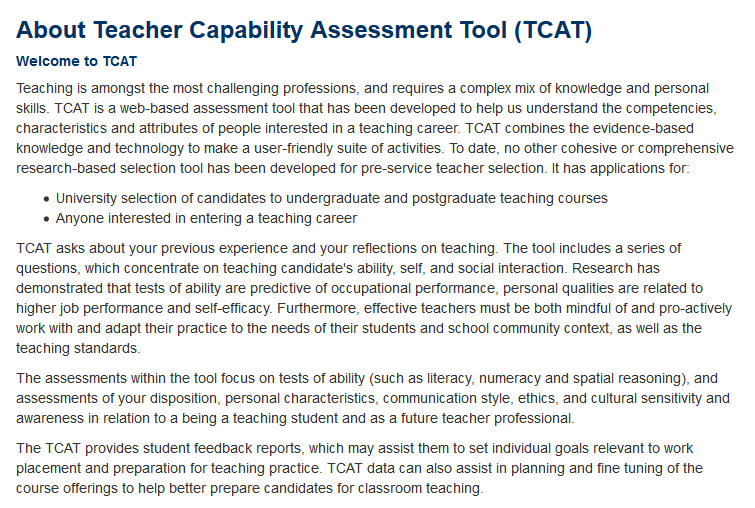 澳洲教师行业Casper, TCAT, 以及LANTITE等测试大解析 - 知乎