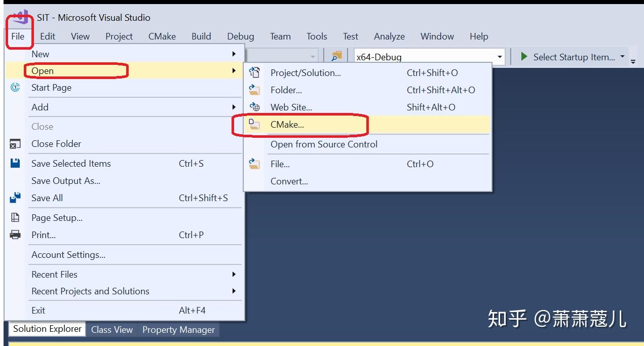 Visual studio 如何导入CMake项目？ - 知乎