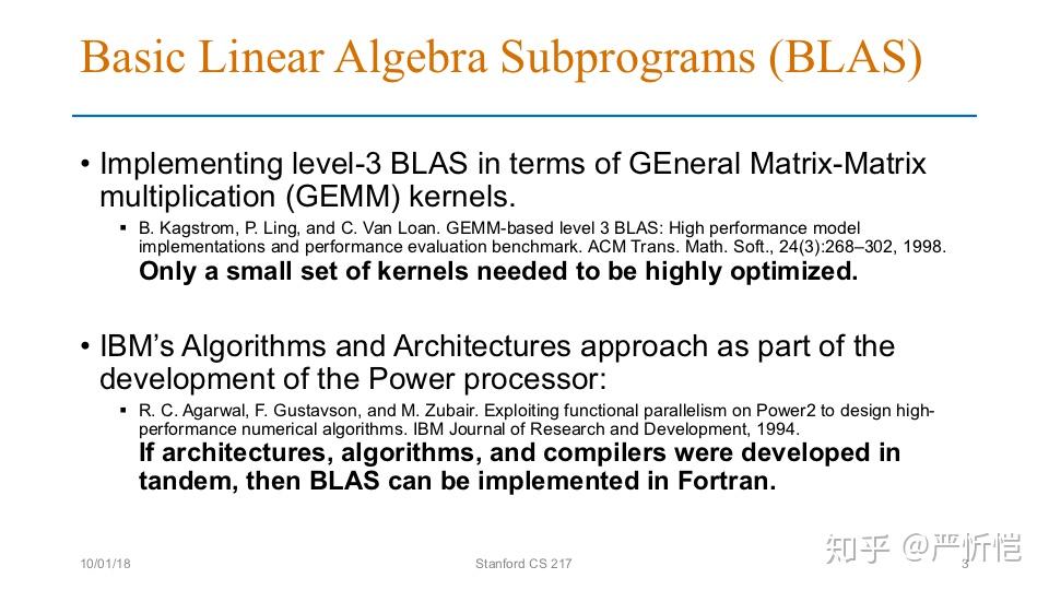 斯坦福CS217(三)GEMM计算加速 - 知乎