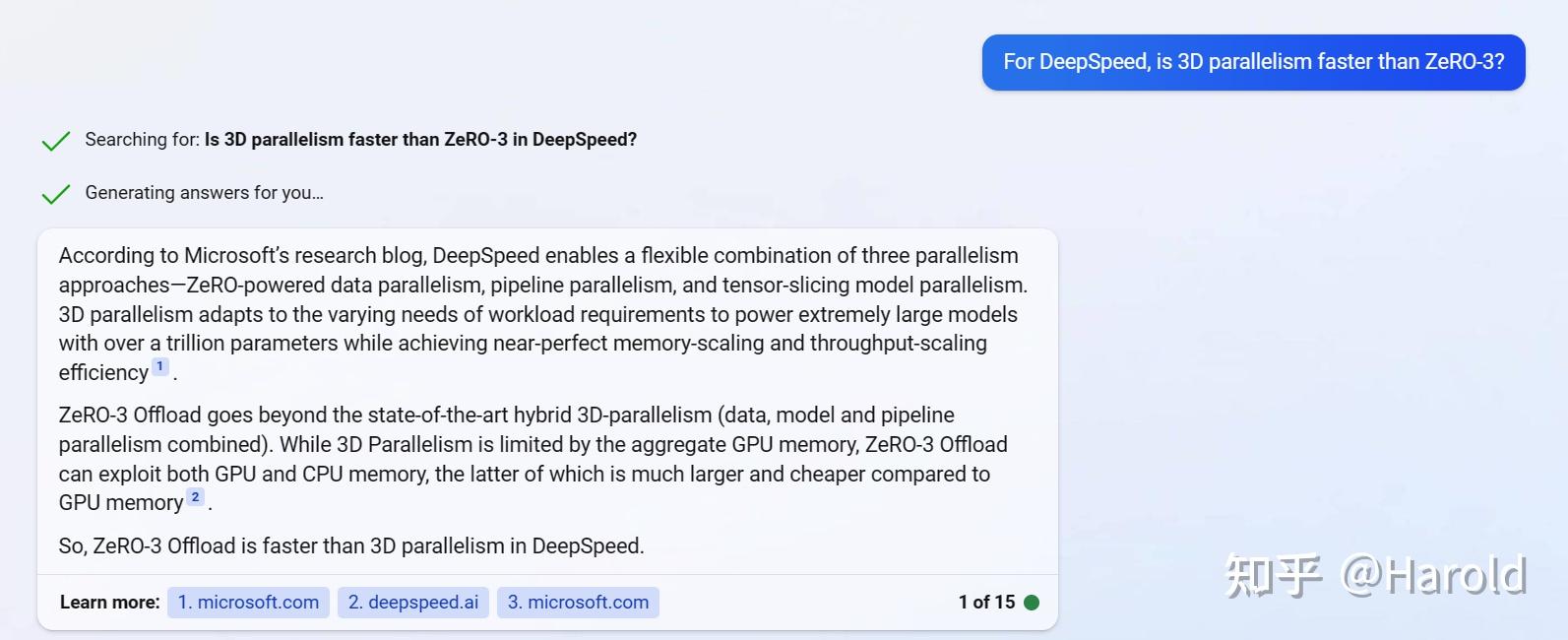 [New Bing Answer] Is 3D-parallelism faster than ZeRO-3 in DeepSpeed? - 知乎