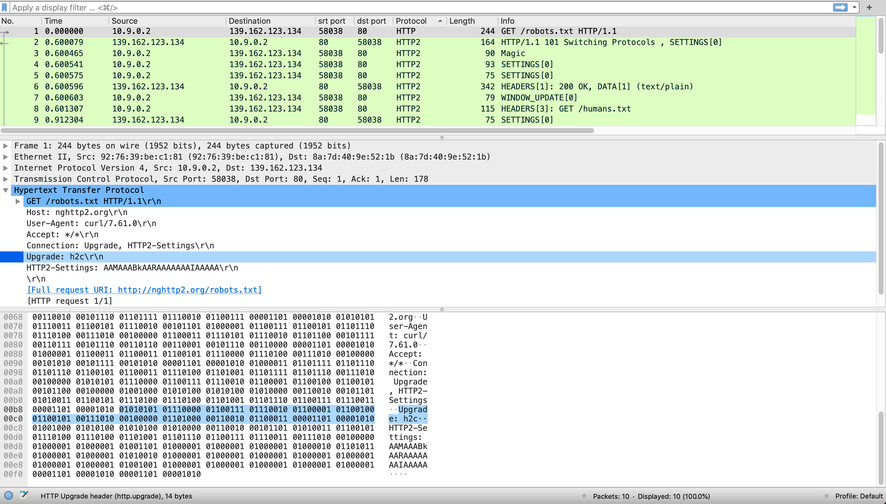 HTTP/2 协议抓包实战 - 知乎