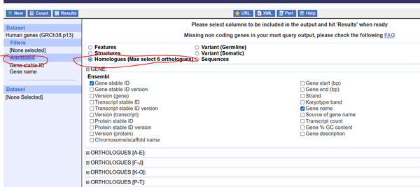 Ensemble官网BioMart及R语言biomaRt包获取人鼠同源基因 - 知乎