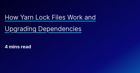 yarn.lock 与包版本管理 - 知乎