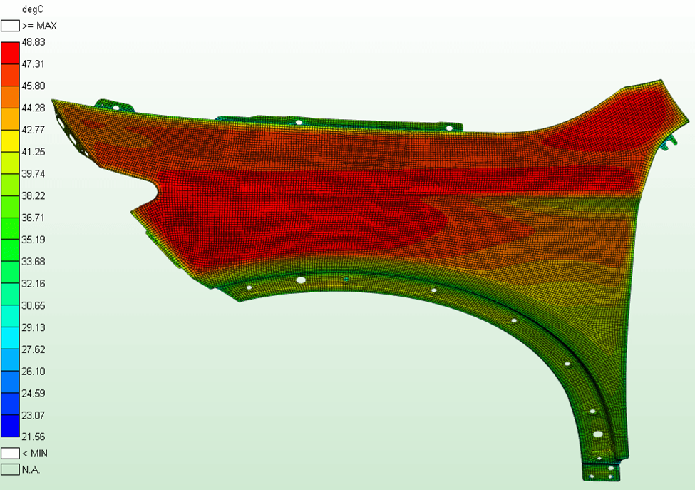 THESEUS-FE|汽车塑料件日晒变形模拟仿真案例 - 知乎