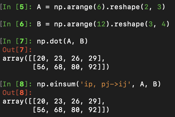 Einstein Summation (einsum) 的简单理解 - 知乎