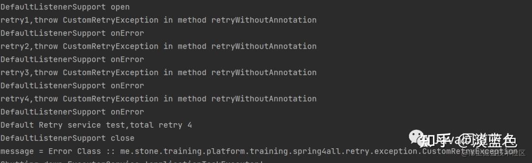 十分钟让你搞懂会用Spring Retry - 知乎