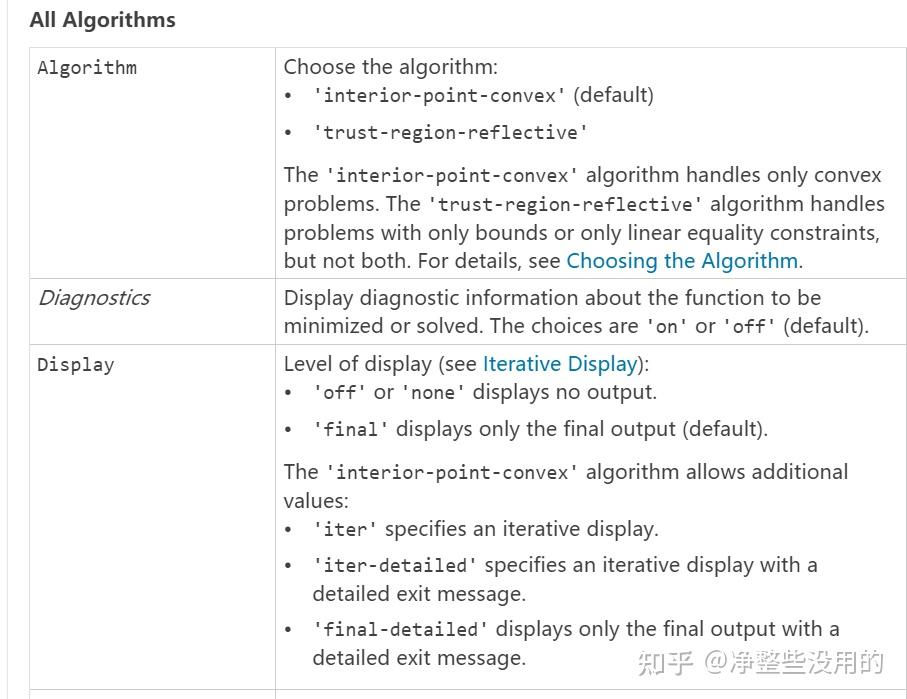 MATLAB的QP求解器quadprog求解线性二次规划 - 知乎