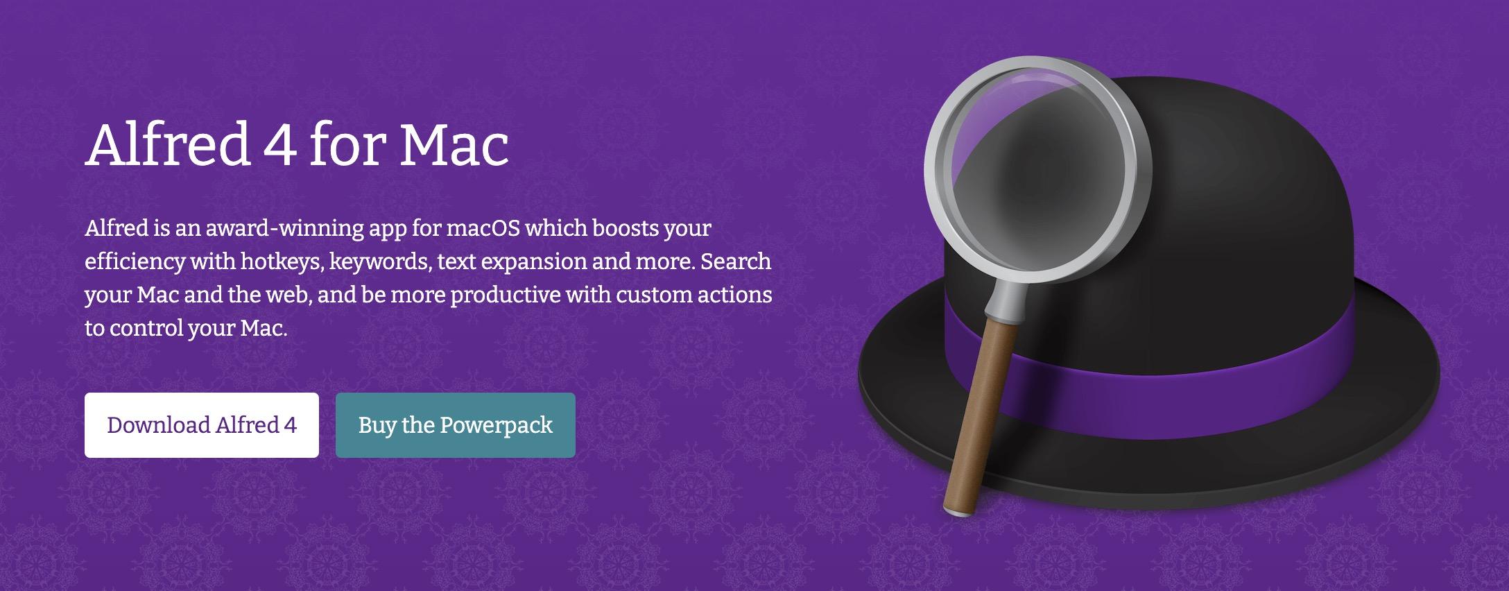 神兵利器推荐——你一定不能错过的mac alfred工作流 - 知乎