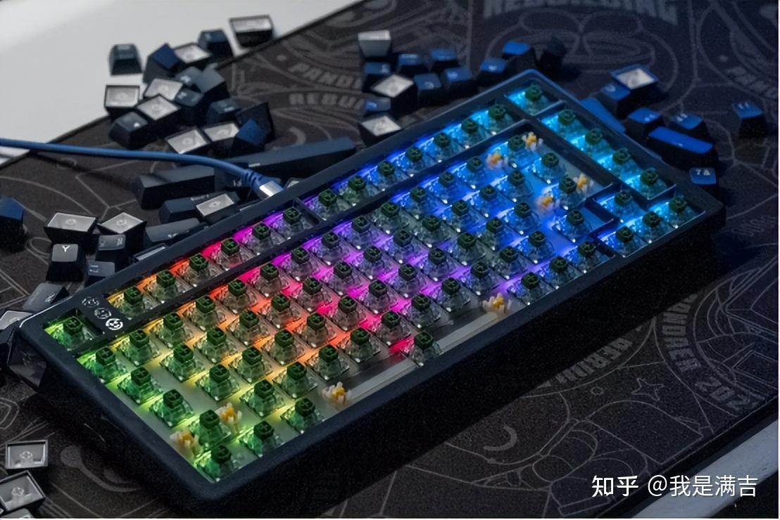 客制化Gasket结构，83键配列黑峡谷E2机械键盘评测 - 知乎