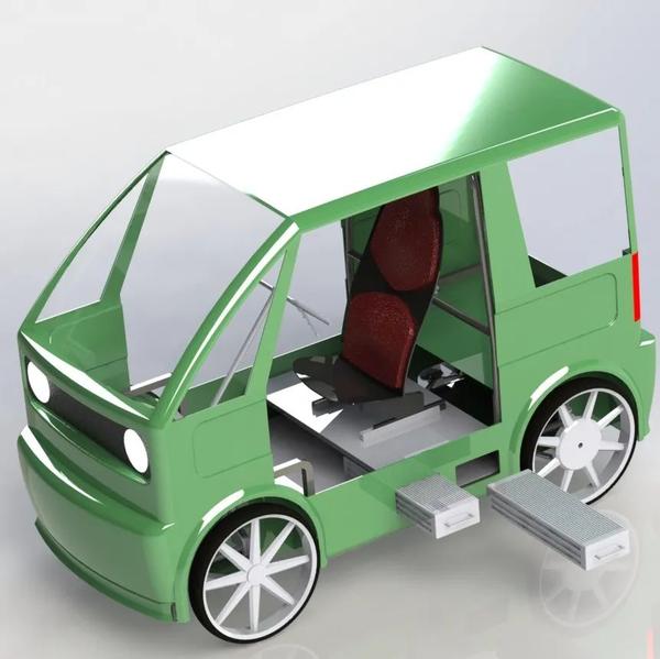 【其他车型】Light quadricycle轻型四轮摩托车3D数模图纸 STEP格式 - 知乎