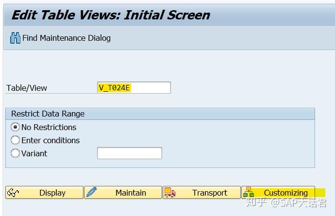如何根据SAP Table找到对应IMG配置 - 鲸与海 - 博客园