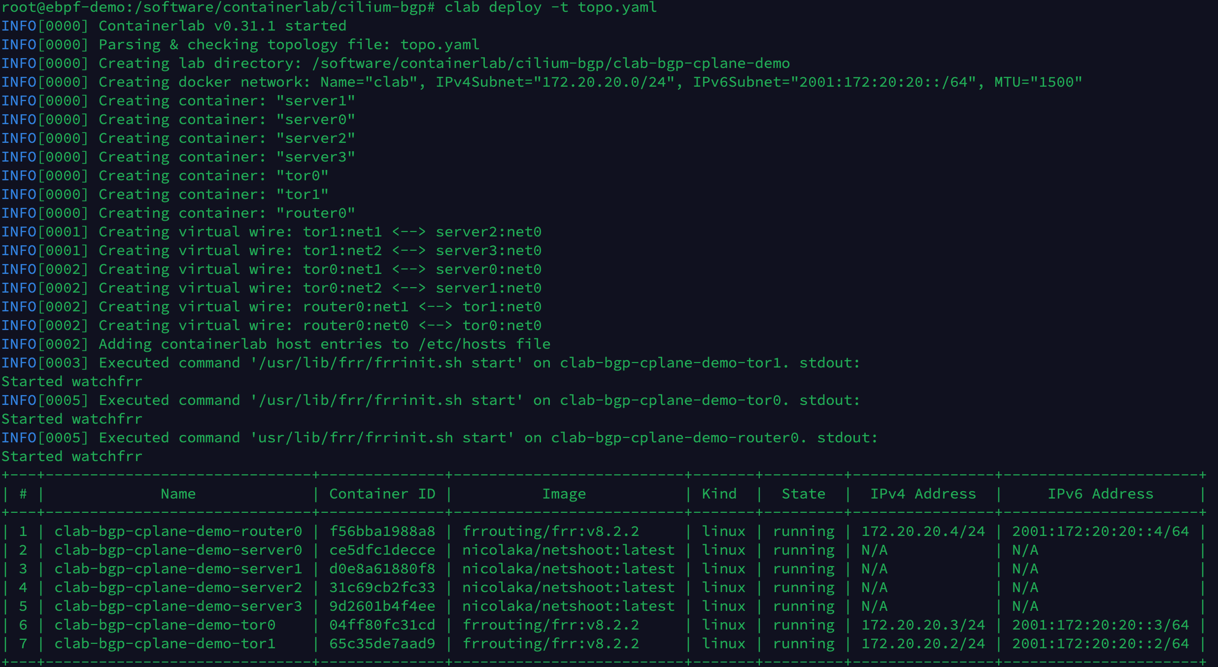 使用 Containerlab + Kind 快速部署 Cilium BGP 环境 - 知乎