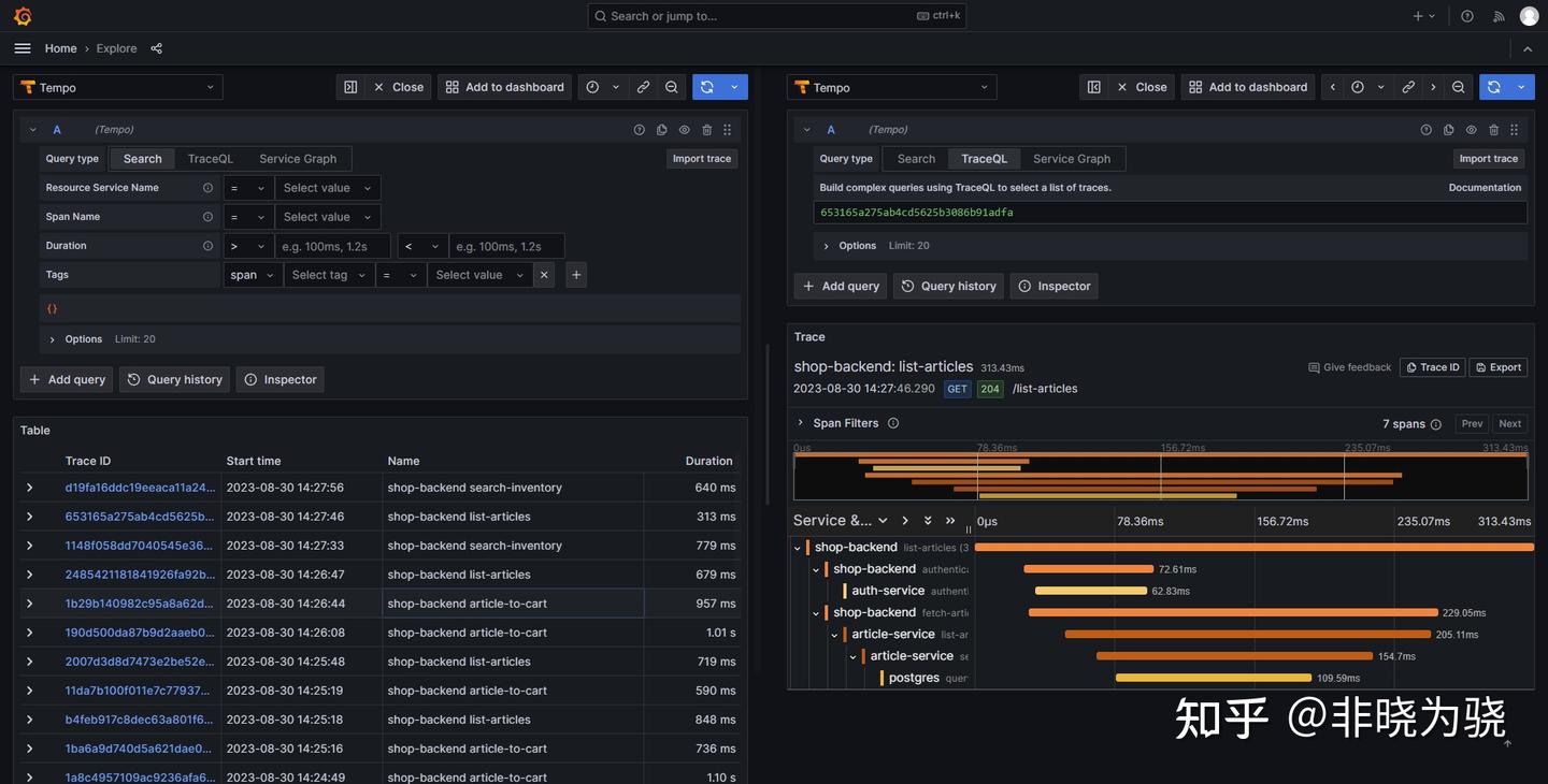 【GO】LGTM_Grafana_Tempo(2) --- 官方用例改后实操 - 知乎