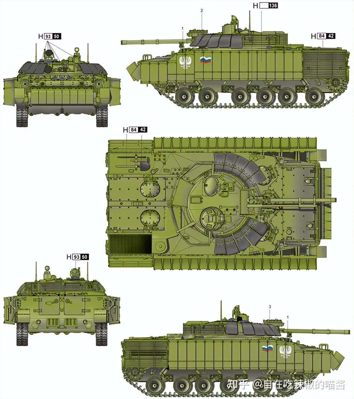 俄罗斯装备志——BMP3履带步兵战车 - 知乎