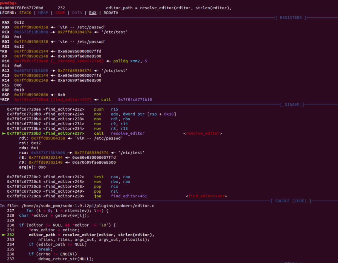 CVE-2023-22809 sudo提权漏洞 - 知乎