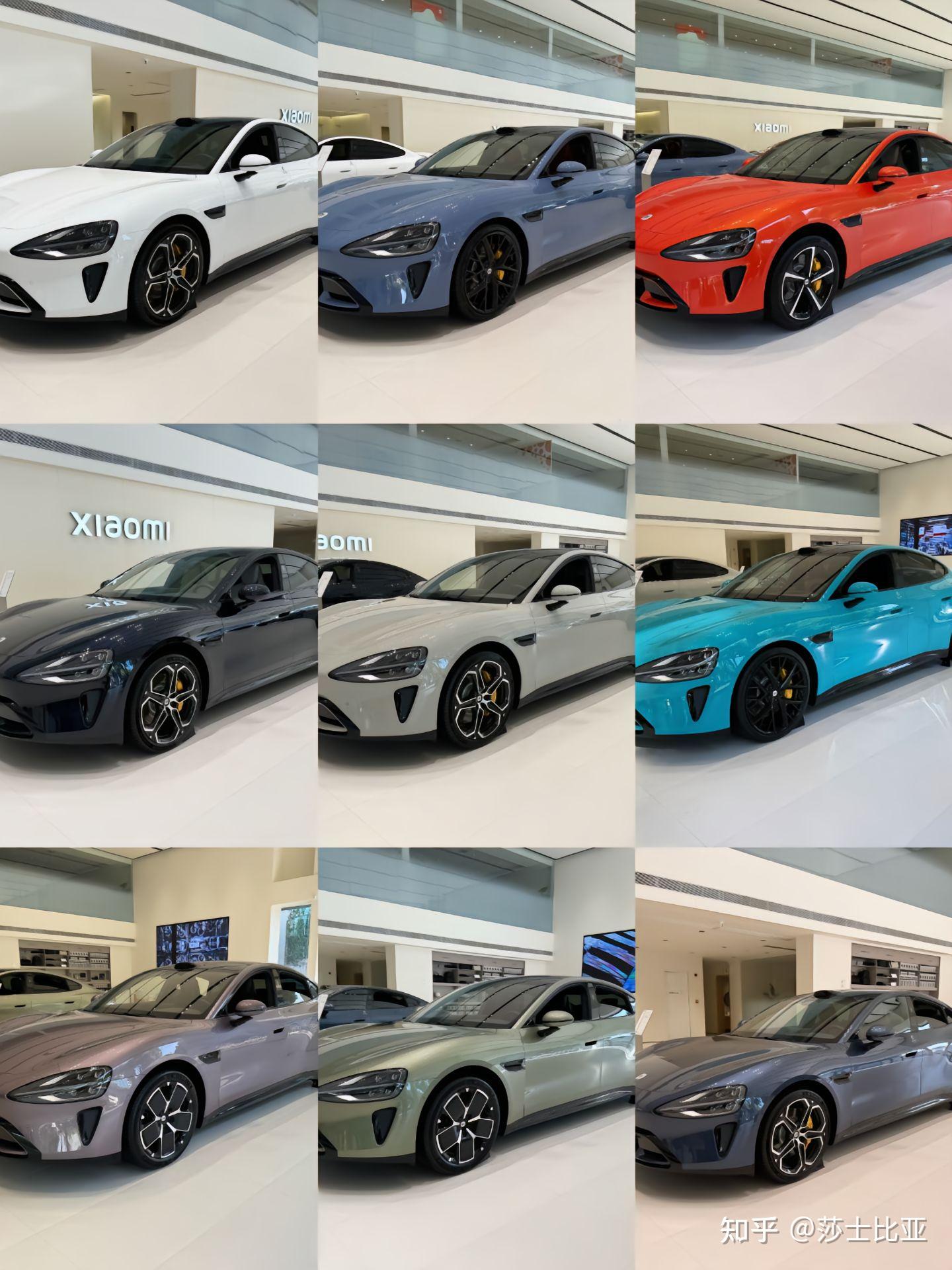 小米SU7颜色大全及参数介绍 - 知乎