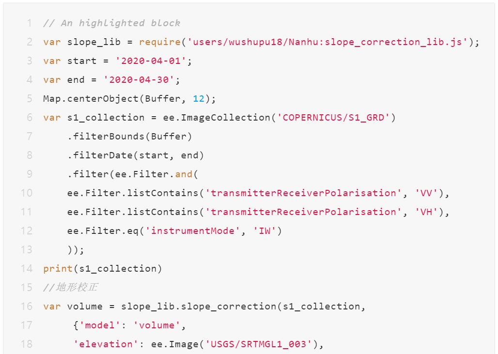 基于GEE与哨兵1号影像数据提取水体 - 知乎