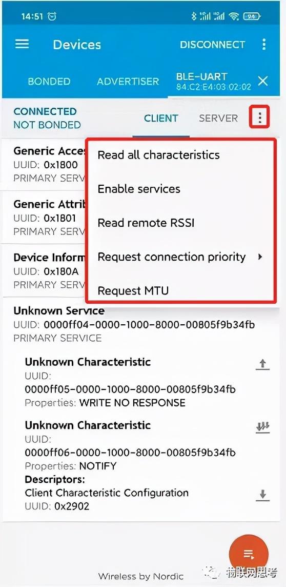 几款常用的ble调试app（nRF Connect、BLE调试助手、LightBlue） - 知乎