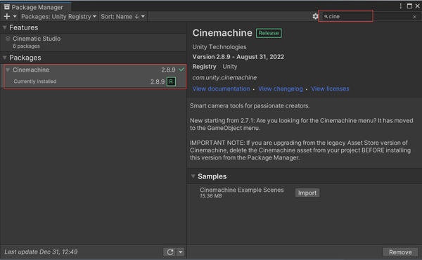 Cinemachine 相机控制插件 - 知乎