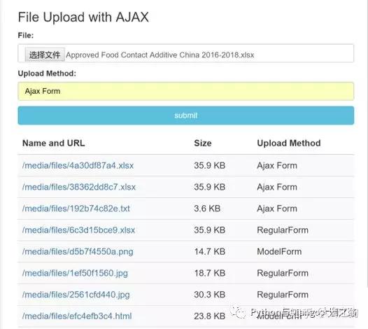 Django基础(17): 如何上传处理文件及Ajax文件上传示范(附GitHub源码) - 知乎