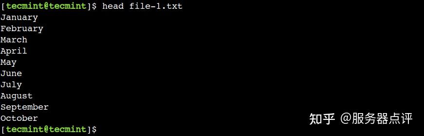 如何在Linux中使用“head”命令 [8个有用示例] - 知乎