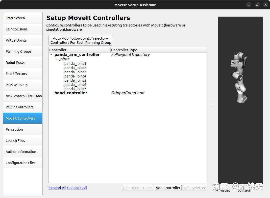 【ROS2 & MoveIt2】MoveIt 2 Examples - MoveIt Setup Assistant - 知乎