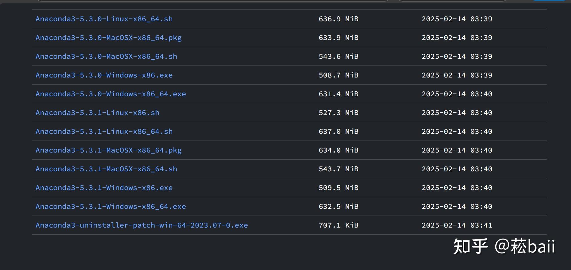 CondaValueError: Malformed version string '~': invalid character(s).问题解决 - 知乎