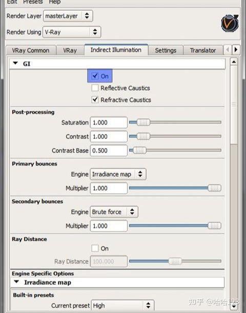 Maya中VRay渲染器设置HDRI贴图 - 知乎
