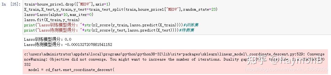 python lasso回归算法之回归实操 - 知乎