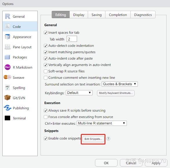 【效率】R语言Snippet——高级自动补全 - 知乎