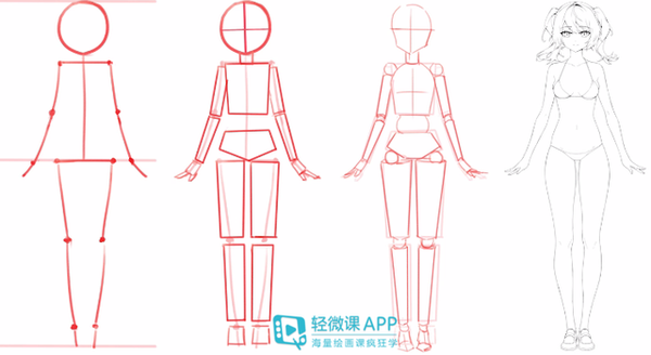 漫画人物身体怎么画教程，动漫人物画身体教程 - 知乎