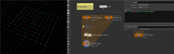 Houdini 中for-each 和for-loop 节点 - 知乎