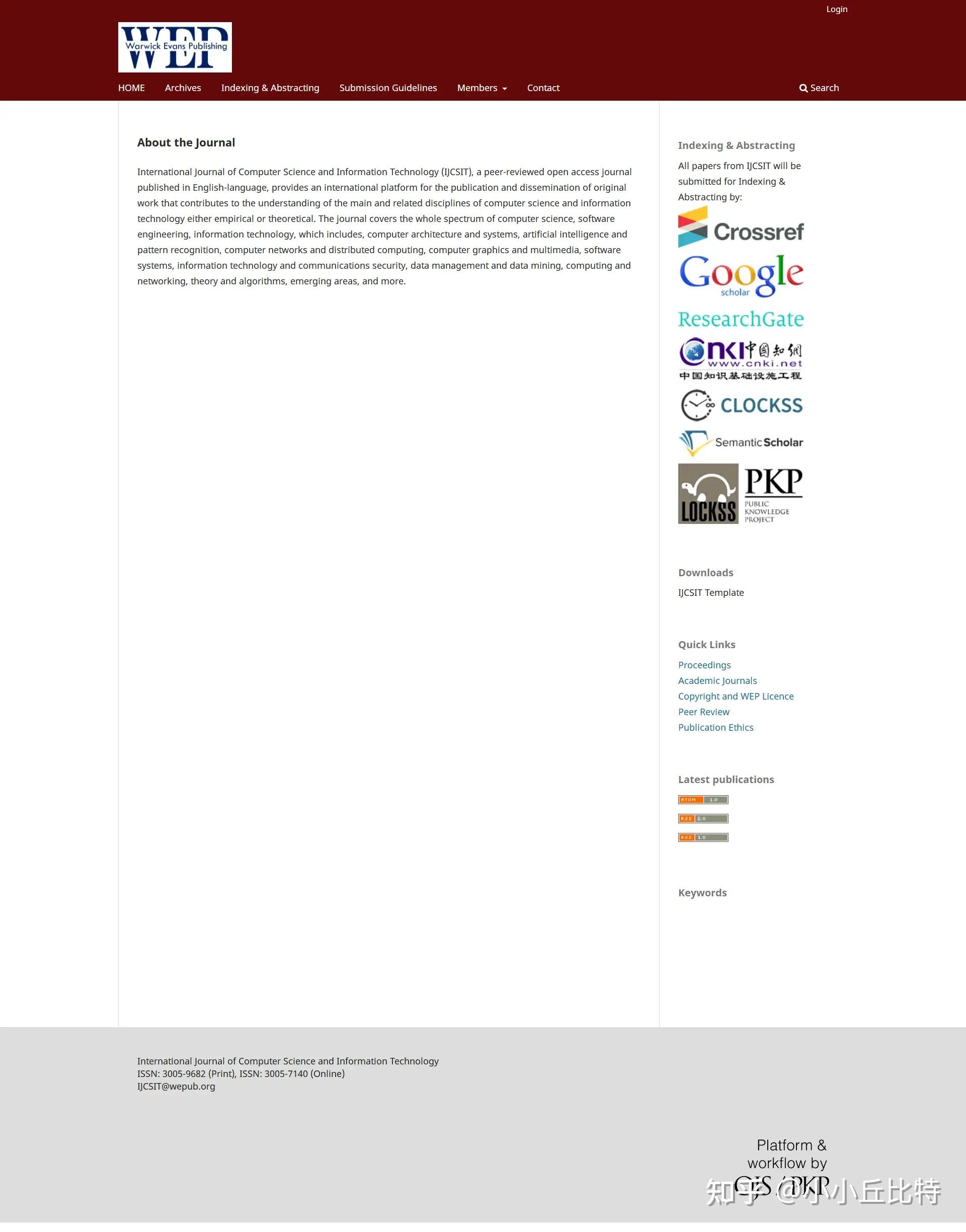 Warwick Evans Publishing (WEP)旗下英文普刊征稿 - 知乎