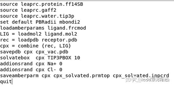 Amber/Gromacs构建蛋白小分子复合物体系 - 知乎