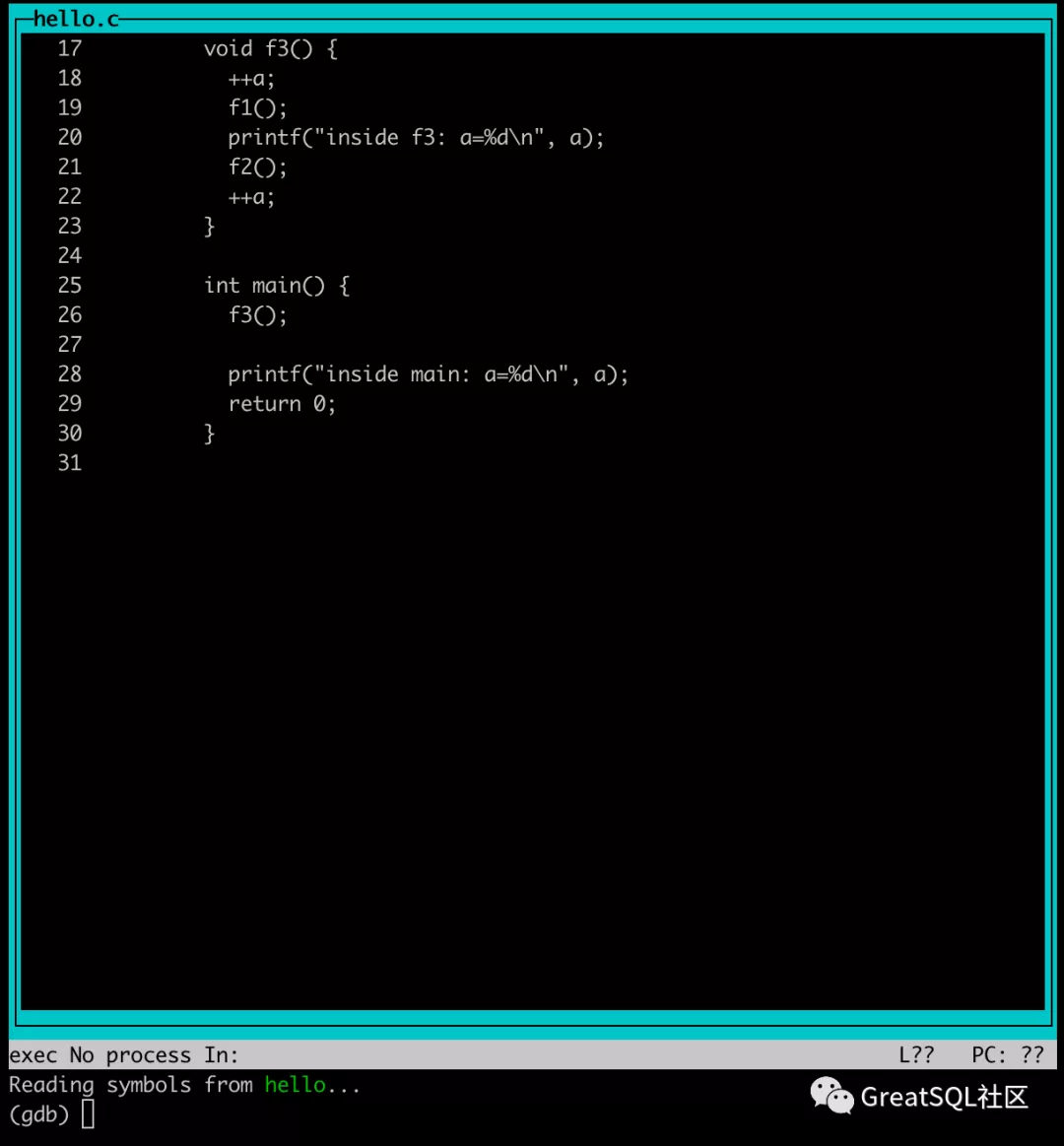 GDB技巧：使用终端界面模式 - 知乎