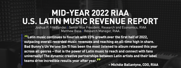 拉丁音乐持续火爆，有望今年在美创收10亿美元｜数据集装箱 - 知乎