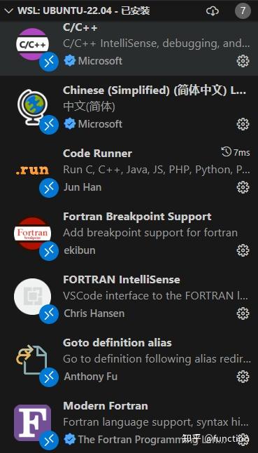 在vscode使用Fortran（WSL版） - 知乎