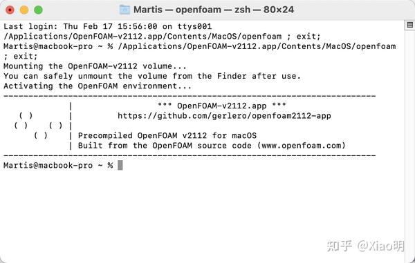 Mac OS 原生安装OpenFOAM - 知乎