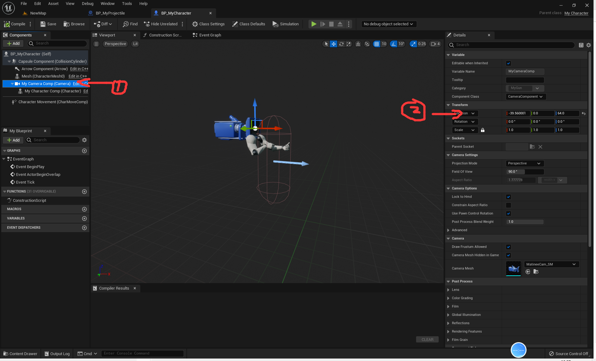 UE4C++近期学习收获(3)虚幻5自带的第一人称模板拾取武器的实现 - 知乎