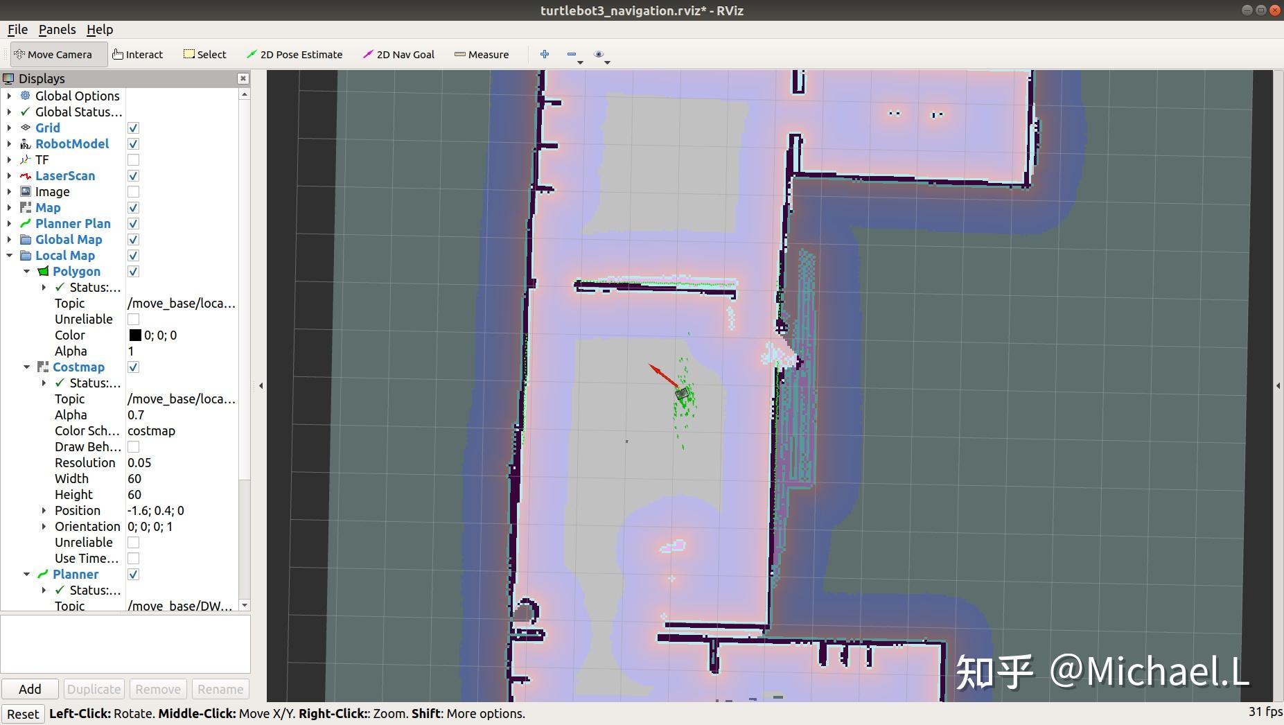 turtlebot3 仿真 --- 单机SLAM与导航 - 知乎