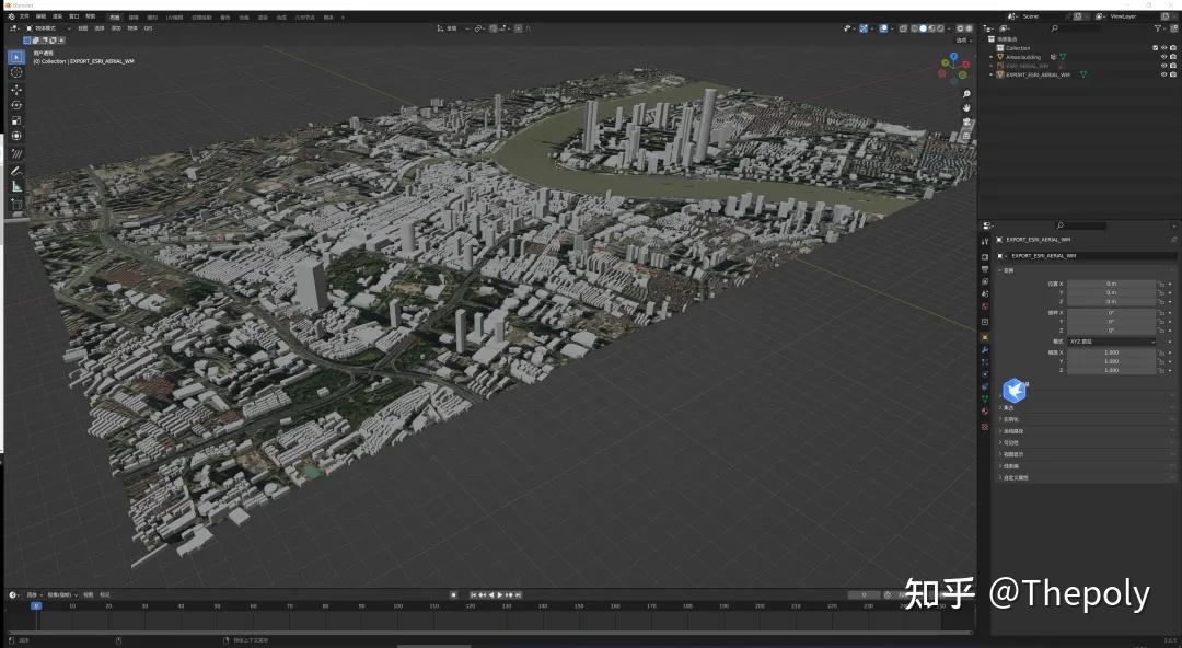 Blender插件 | 快速地形和城市生成工具BlenderGIS - 知乎