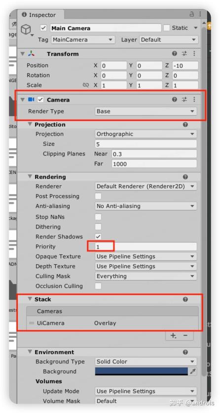 设置ui camera及处理OnMouseDown事件 - 知乎