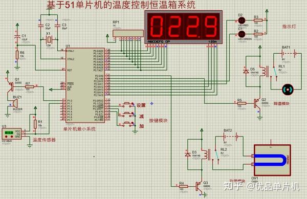 基于51单片机的DS18B20温度控制加热降温系统设计 - 知乎