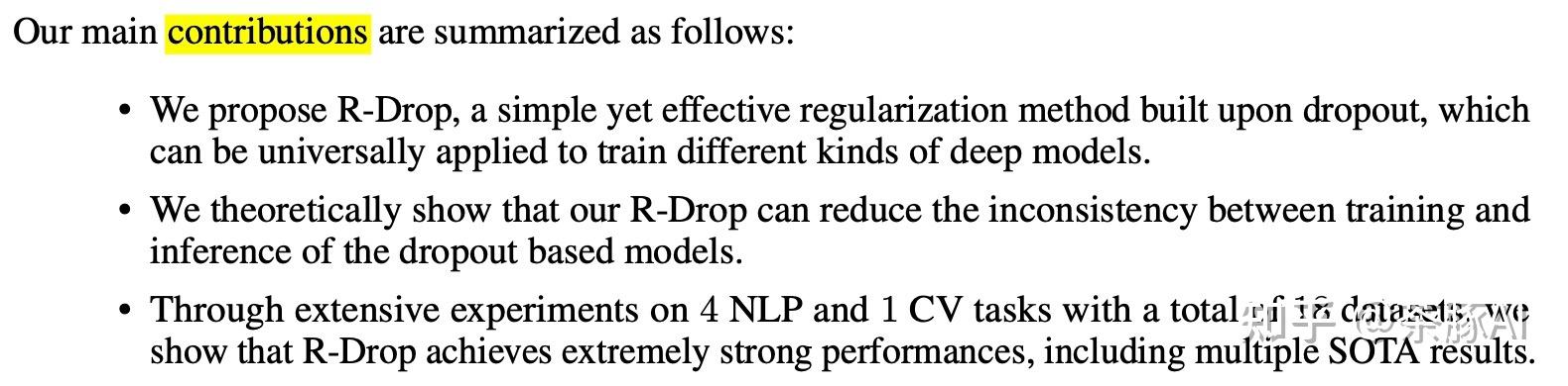 R-Drop：Regularized Dropout - 知乎