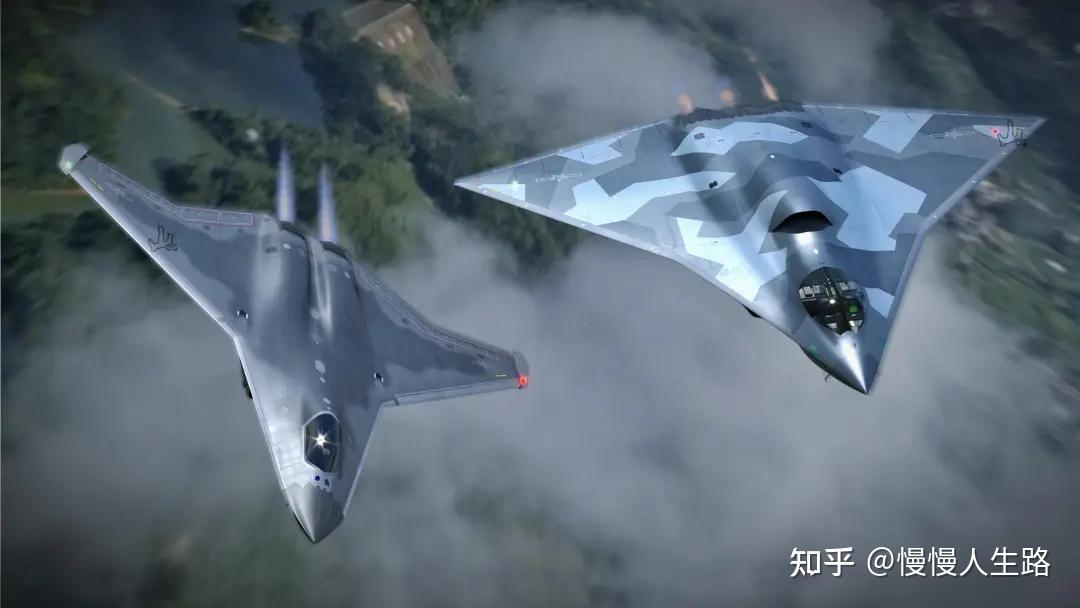 美军六代机F-47曝光，鸭翼+无垂尾设计，竟和歼-20竟有几分相似？ - 知乎