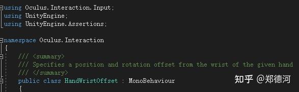 Oculus Interaction SDK的使用（一） - 知乎