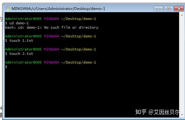 git命令行之ls、cat、mv、touch的使用 - 知乎