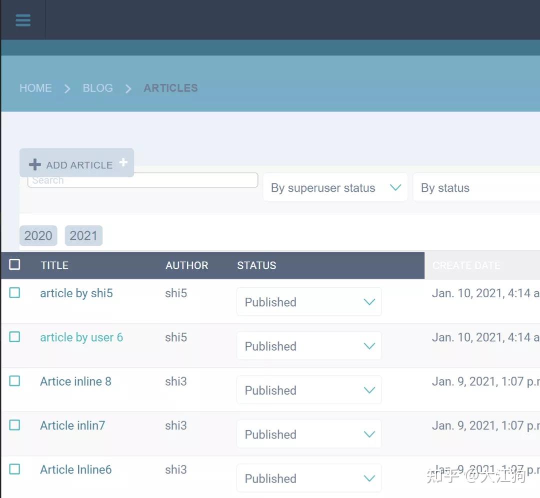Django Admin界面美化第三方插件库测评(多图) - 知乎