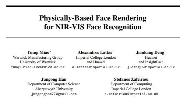 InsightFace又出新作！合成更真实更多样近红外人脸图片，助力“近红外-可见光”跨域人脸识别 - 知乎